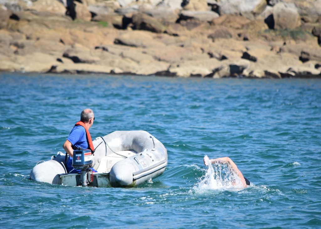 Ayrshire swimmer Andy Donaldson completes first leg of his Oceans Seven ...