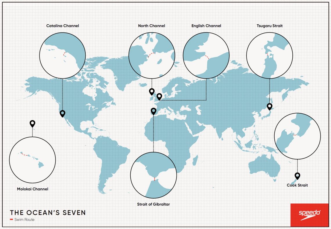 Ayrshire swimmer Andy Donaldson completes first leg of his Oceans Seven ...