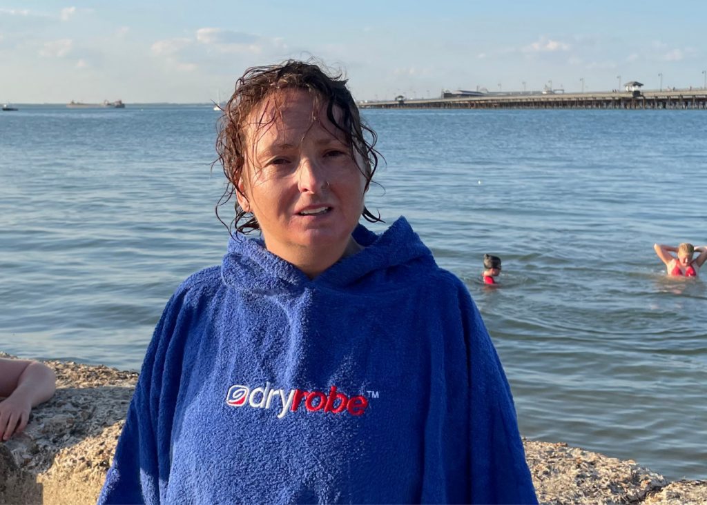 New swimmer braves the Solent - Outdoor Swimmer Magazine
