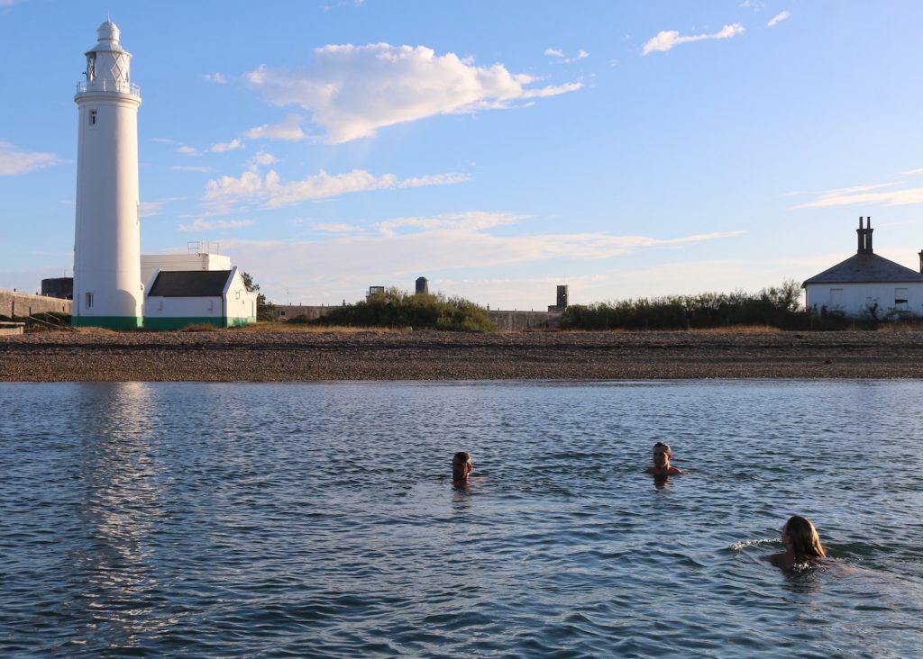 Swimming spot: Hurst Point Lighthouse, Hampshire - Outdoor Swimmer Magazine