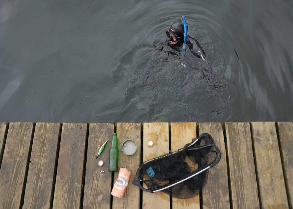 Diving for trash and treasure in the Lake District - Outdoor Swimmer ...