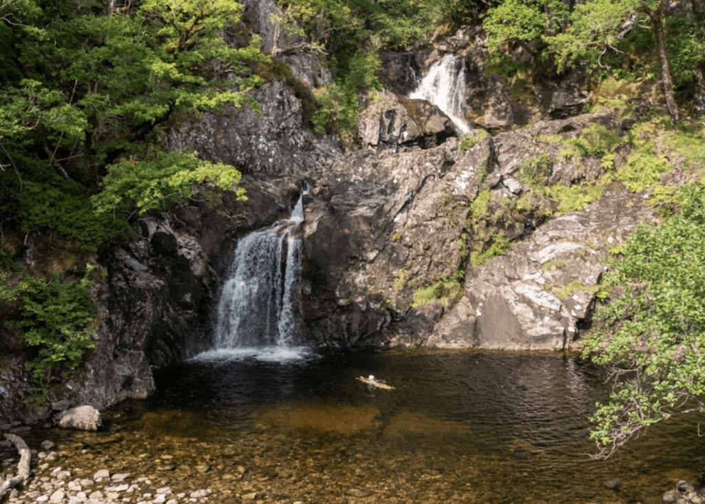 Swimming spot: Eas Chia-aig Waterfall, Spean Bridge - Outdoor Swimmer ...