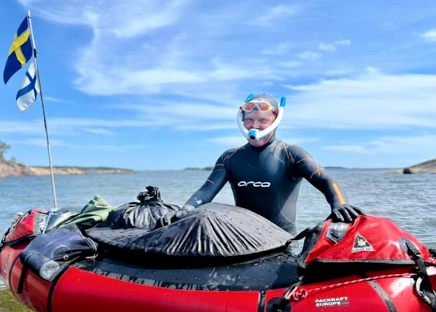 Swedish adventurer completes world's longest unsupported swim - Outdoor ...