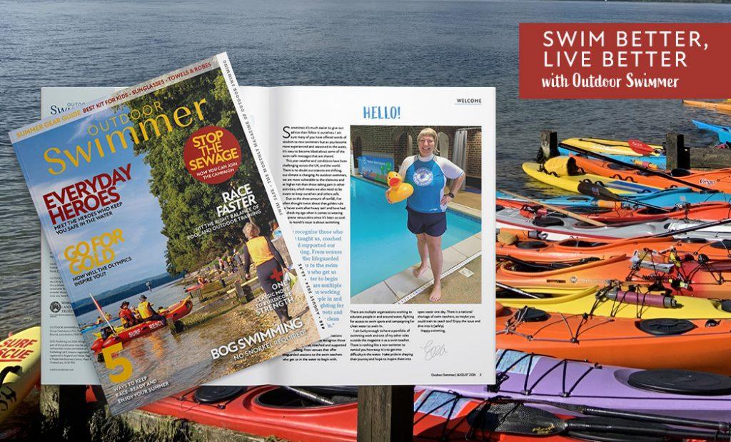 August 2024 'Swim safe' - Outdoor Swimmer Magazine