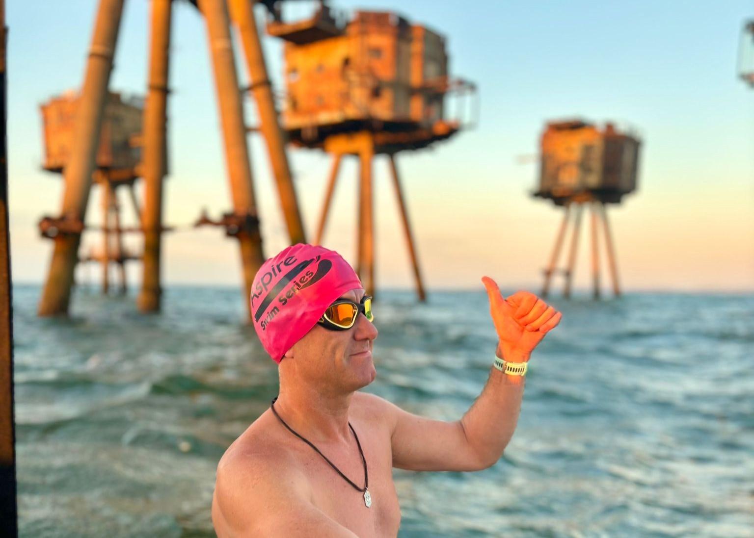 Swimming from Red Sands Forts to the Kent Coast - Outdoor Swimmer Magazine